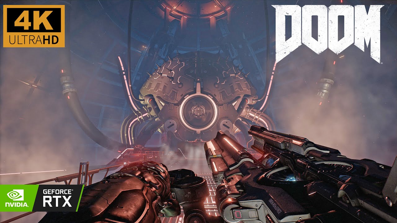 Doom VEGA Central Processing Mission Gameplay 4K Max Graphics - YouTube