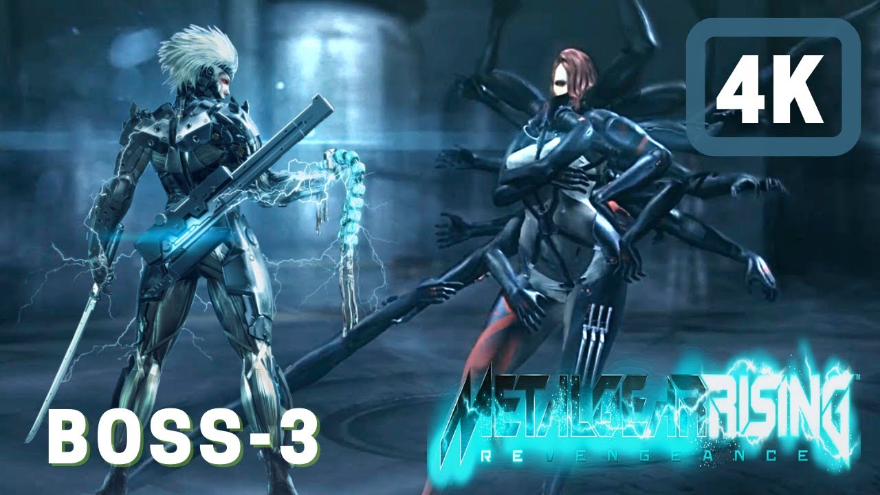 METAL GEAR RISING : REVENGEANCE | BOSS FIGHT - 3 | HARD MODE | (4K) No ...