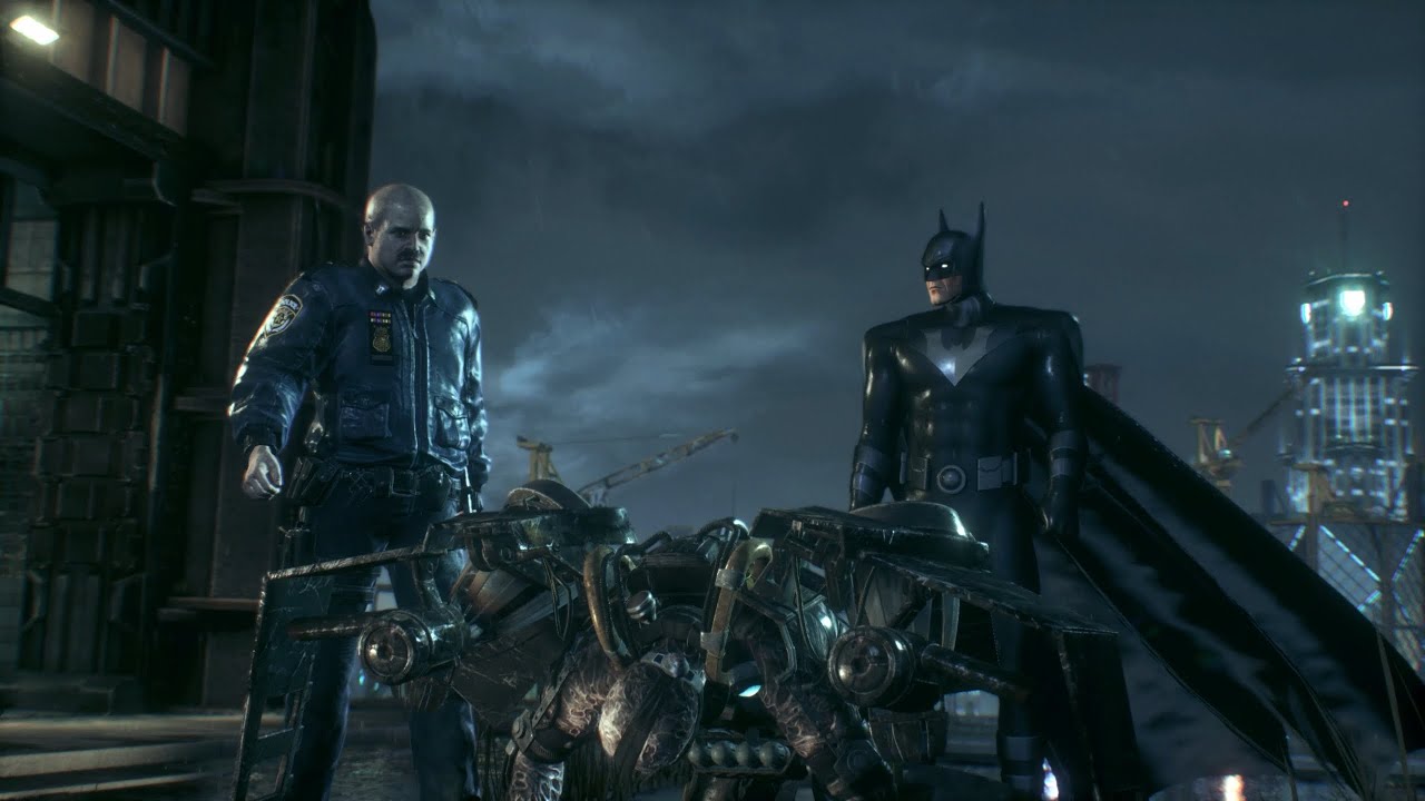 Justice Lord Batman Arkham Knight: FireFly Getting Arrested - YouTube