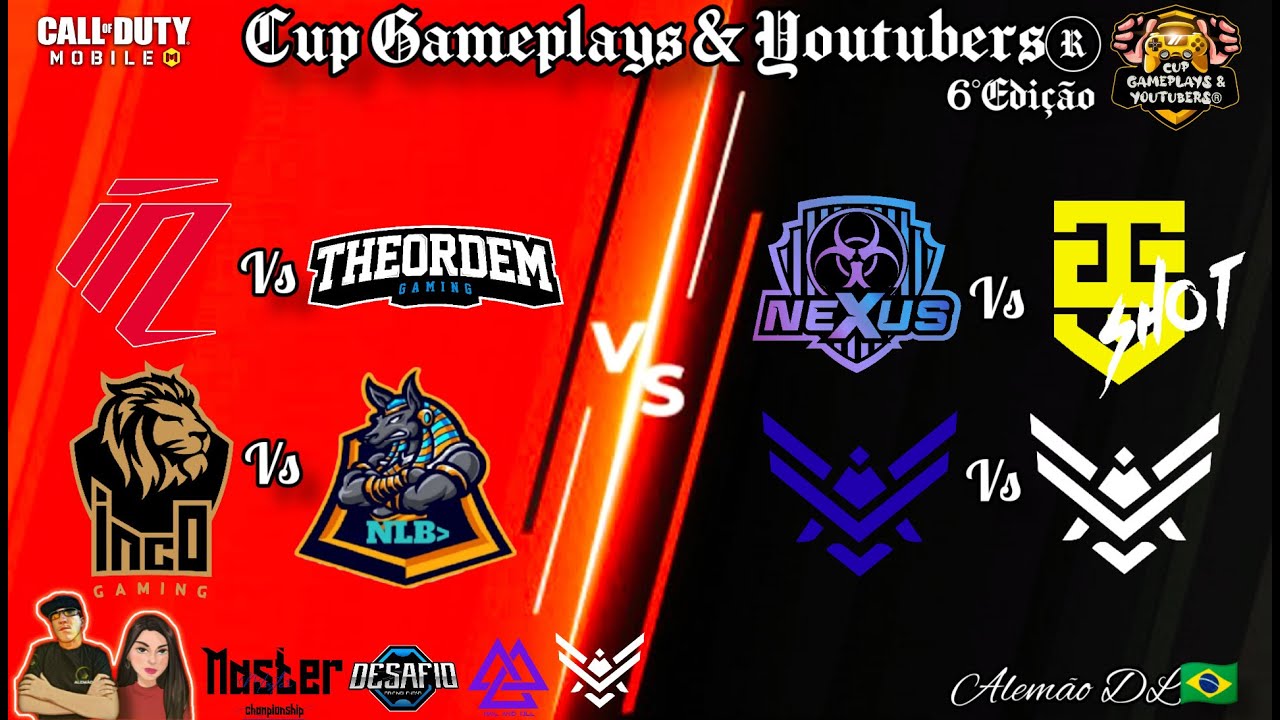 CUP GAMEPLAYS & YOUTUBERS® 6°EDIÇÃO OITAVAS-DE-FINAL🏆 "WE ARE CHAMPIONS ...