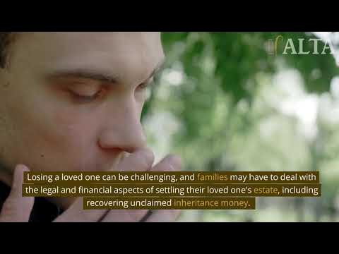 MFT Video, Recovering Unclaimed Inheritance Money - YouTube
