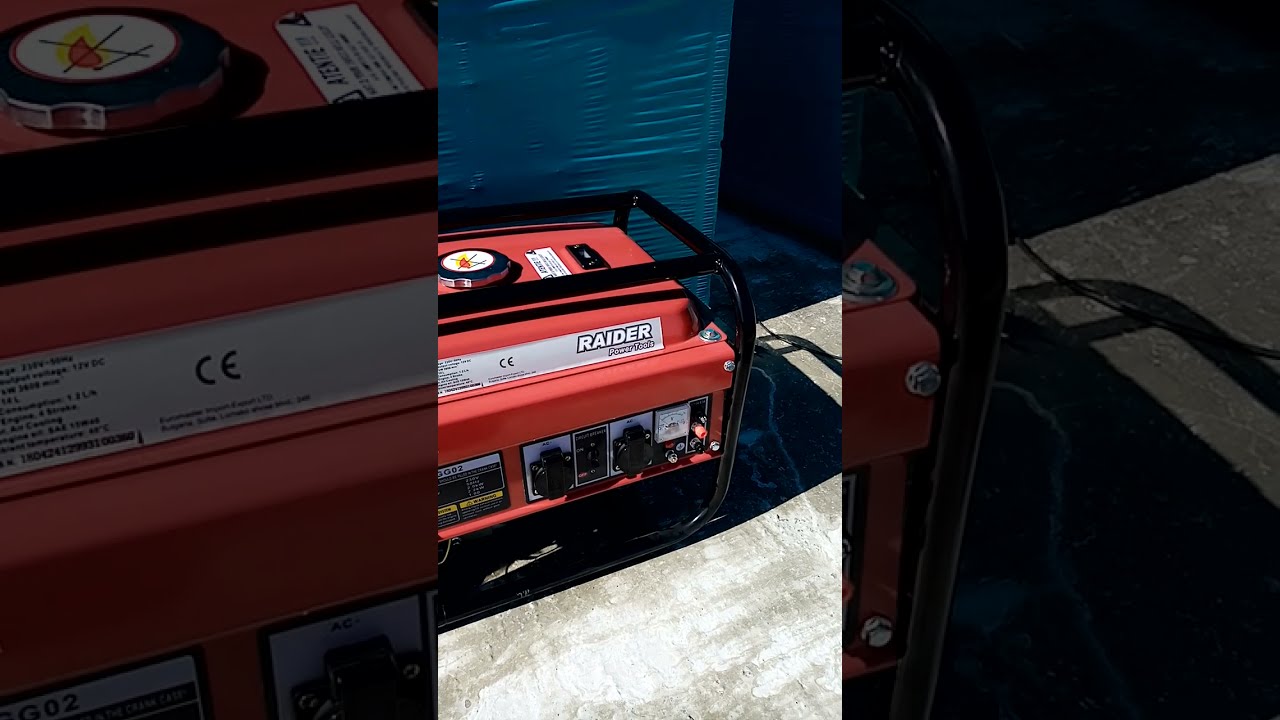 Generator curent electric Raider RD-GG02 2000w, 2.2kw, 5.5 hp benzină ...