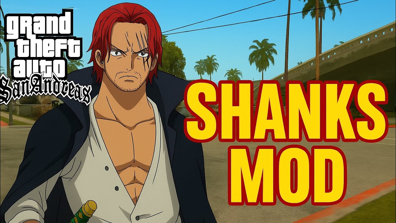 🔥 GTA San Andreas - SHANKS MOD 💥 | One Piece in GTA SA! - YouTube