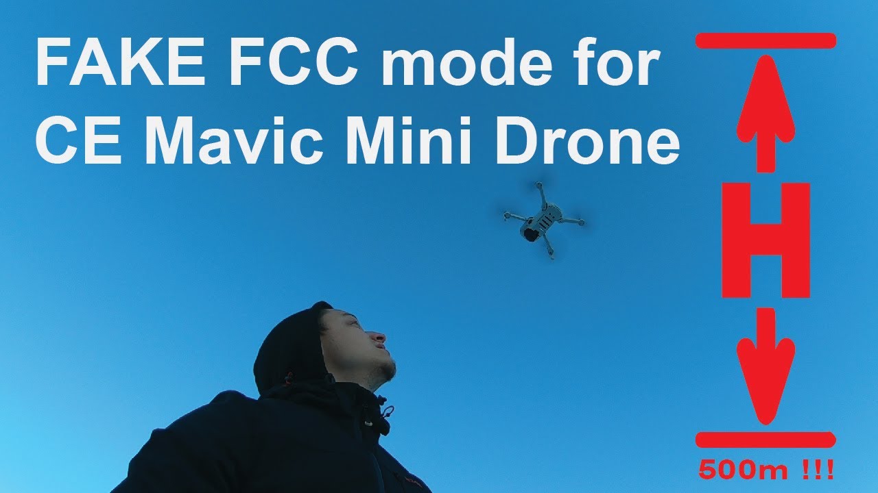Mavic Mini CE mod zkouška maximální výšky mimo město a vysvětlení fake ...