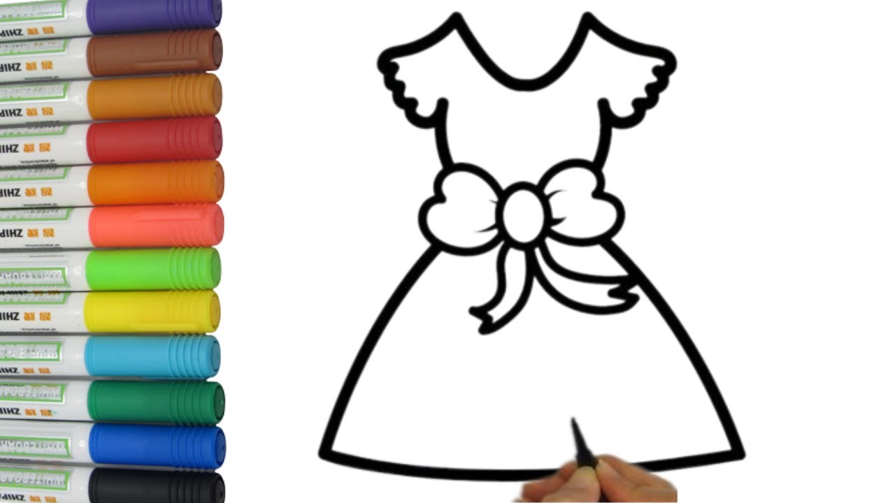 Girls clothes| How to Draw a Girls clothes Step by Step |Draw for Kids ...