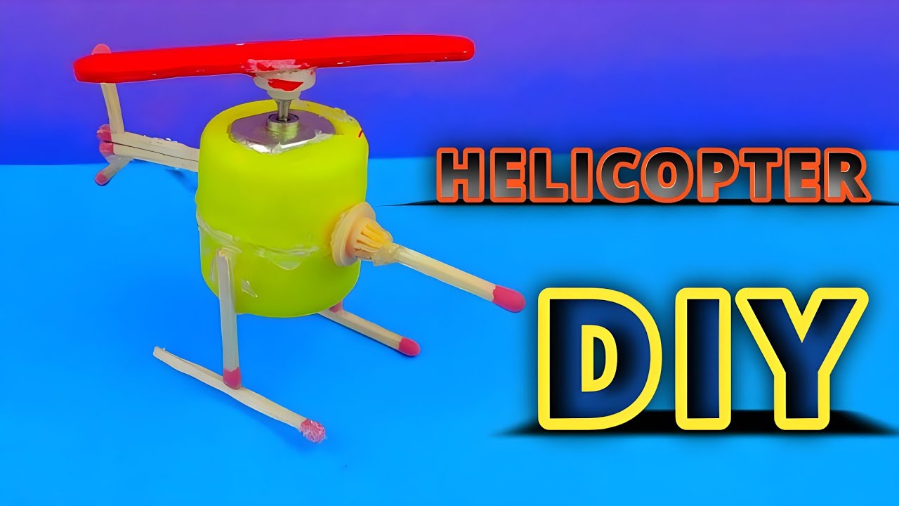 DIY : Helicopter construction - YouTube