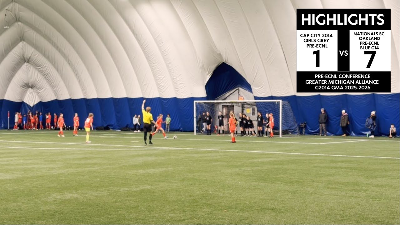 Soccer Highlights | Cap City 2014 Girls Grey Pre-ECNL vs Nationals SC ...