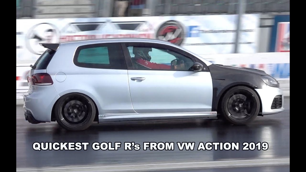 QUICKEST GOLF R's FROM VW ACTION - Compilation Video - YouTube