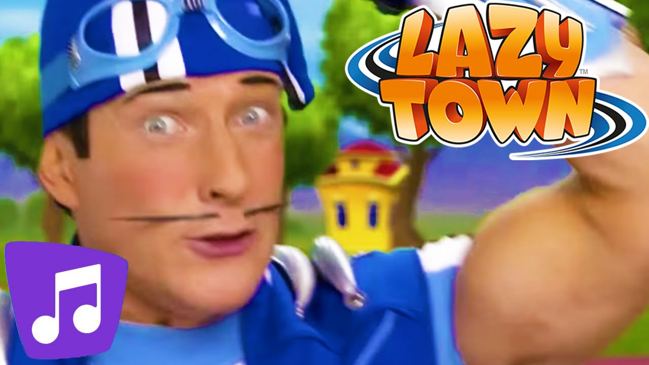 Lazy Town I Lets's Go & Many More Music Video - YouTube