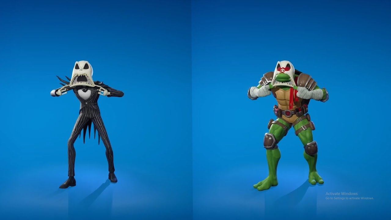 [New] Raphael doing Funny Built In Emotes in Fortnite #4 (Ninja Turtles ...