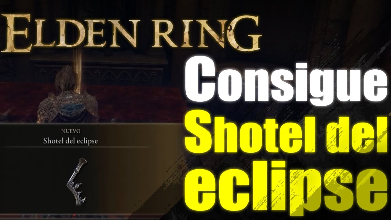 Elden Ring- Como Conseguir Espada Curva Shotel del Eclipse - YouTube