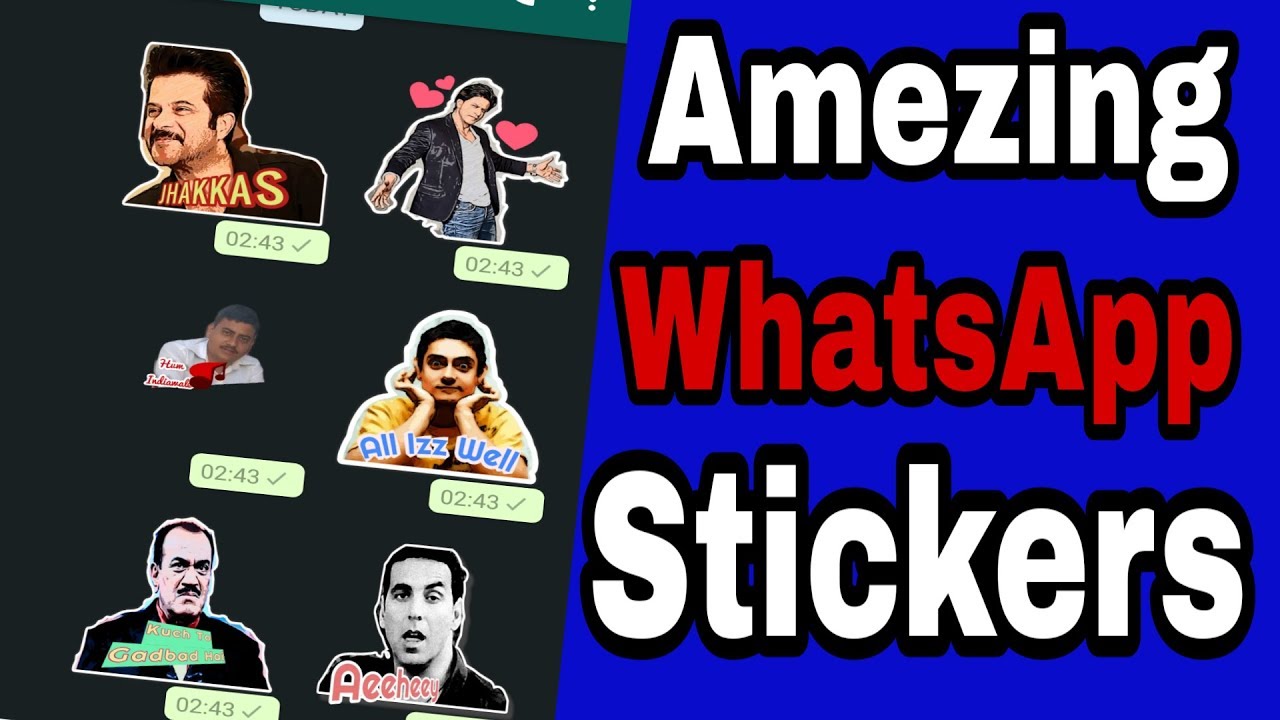 Whatsapp sticker 2019 Amazing stickers For 2019 - YouTube
