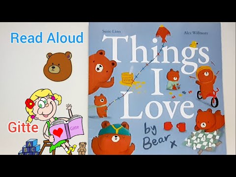 Things I love Book by Susie Linn | Read Aloud Story time by @GitteTV | #childrensbooks
