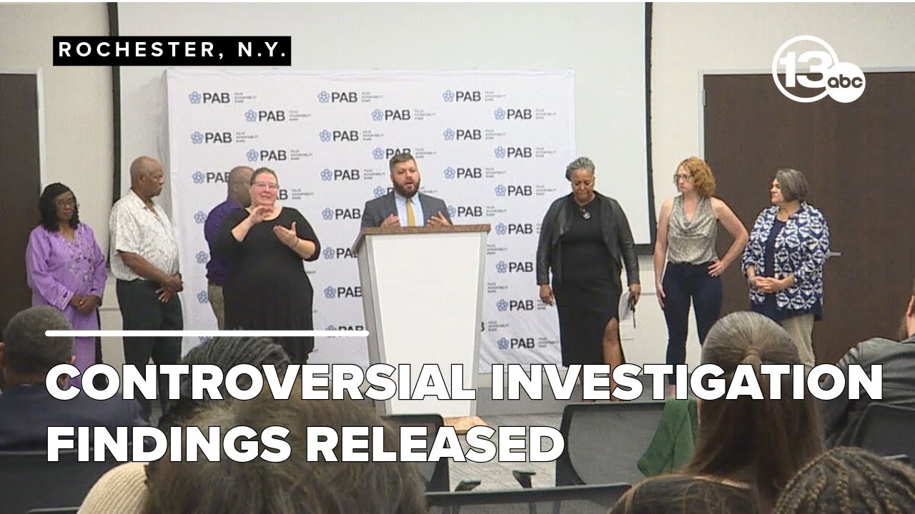 Rochester Police Accountability Board releases misconduct report ...