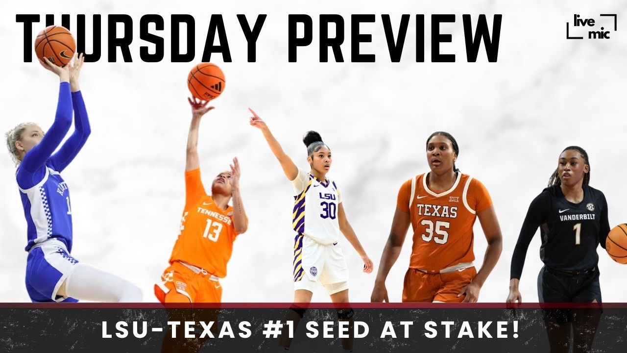 LSU vs Texas Headlines a Massive Thursday in NCAA WBB | Iowa Bounce ...