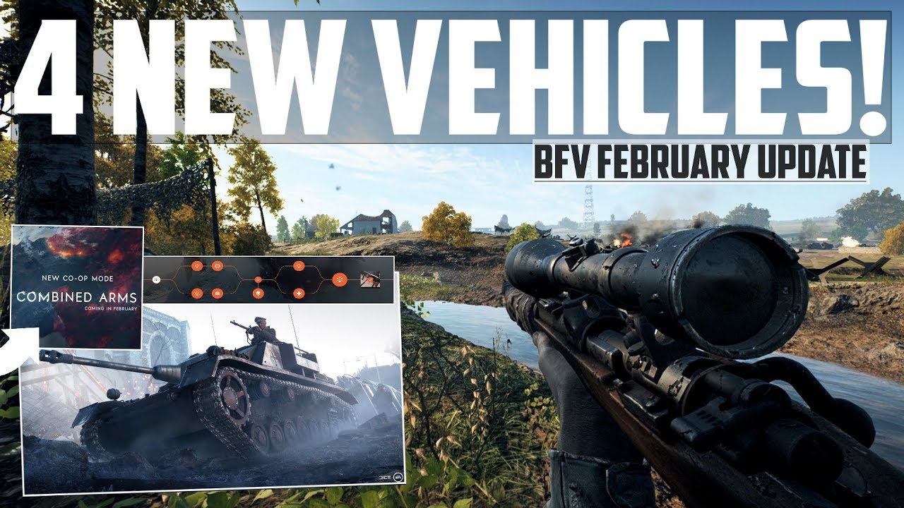 4 NEW VEHICLES COMING TO BATTLEFIELD 5! | BF5 February Update (Co-op ...