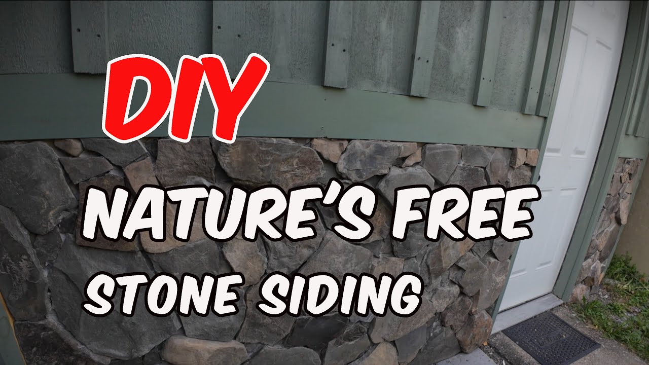 DIY Natural Stone Veneer Siding How To Video - YouTube