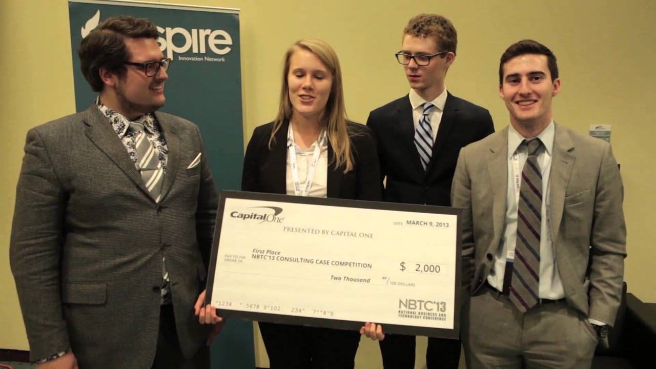 Capital One Case Competition Winners at Nspire's NBTC'13 - YouTube