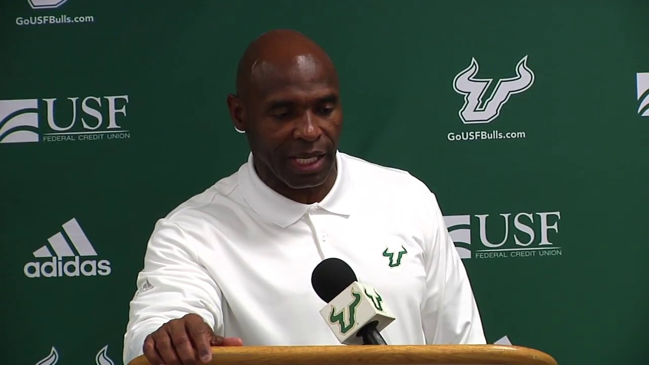 South Florida Head Coach Charlie Strong UCF Post Game Press Conference ...