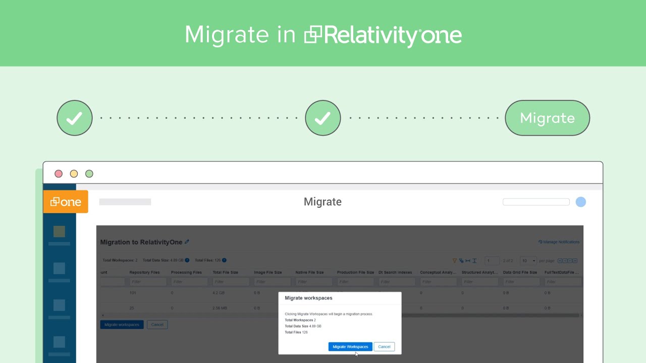 RelativityOne | Faster, Simpler Data Migration in Relativity with Migrate - YouTube