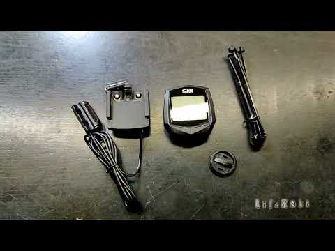 Fahrradcomputer einstellen (SunDing SD-548B) | Kabelgebundener Tacho Montage & Unboxing