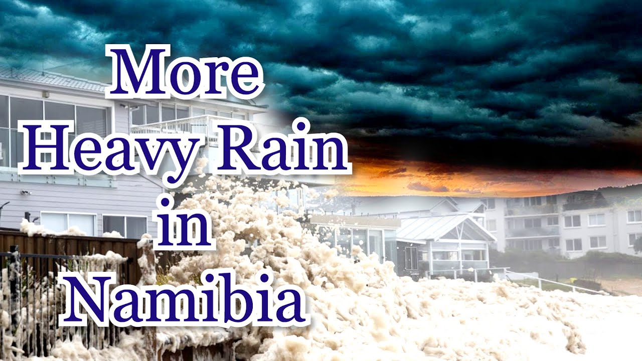 Heavy rain in Namibia - YouTube