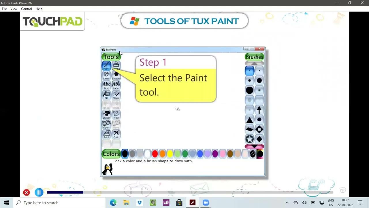 Class I Ch 8 Introduction to Tux Paint - YouTube