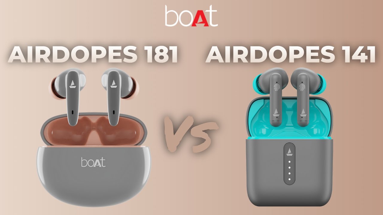 Boat Airdopes 181 Vs Boat Airdopes 141 (ENx Beast)🔥Which one is Best?⚡ ...