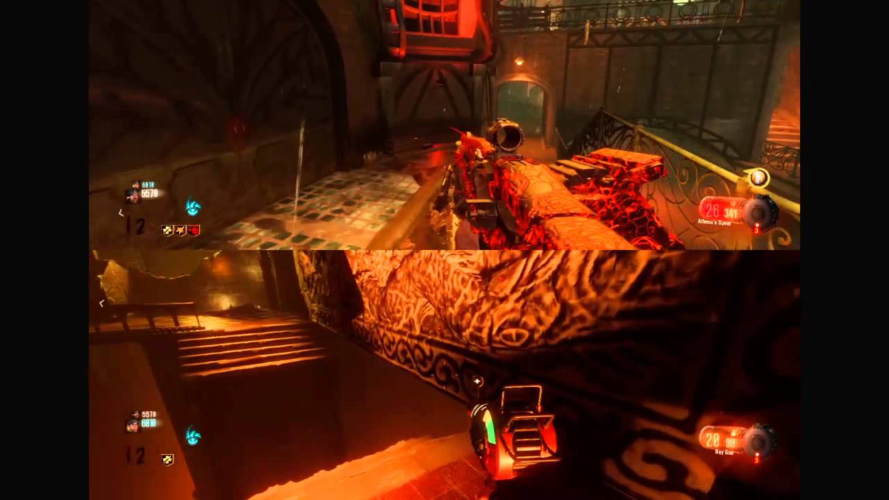 Call of Duty Black Ops3 Zombies Pack a Punch upgraded guns - YouTube