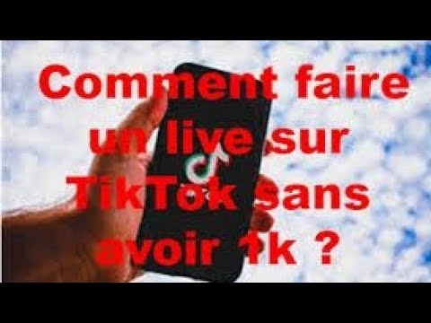 Comment faire un live TikTok sans avoir 1000 abonnés 2023 - YouTube