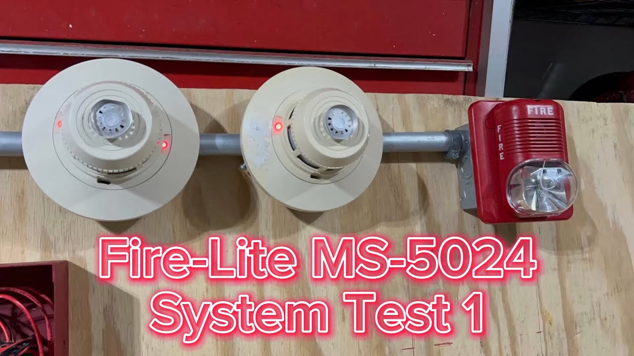Fire-Lite MS-5024 System Test 1: Happy National Fire Alarm Day - YouTube
