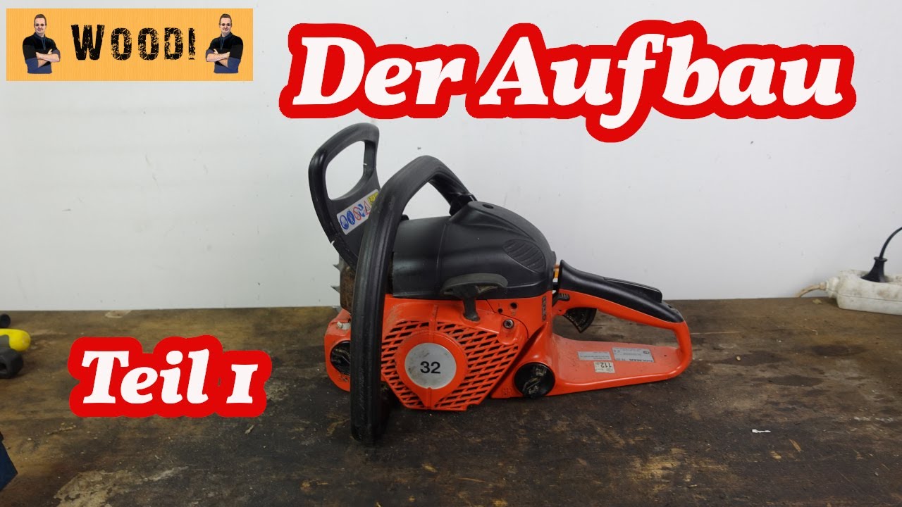 Dolmar PS 32 - der Aufbau - Teil 1 - Motorsäge reparieren - YouTube