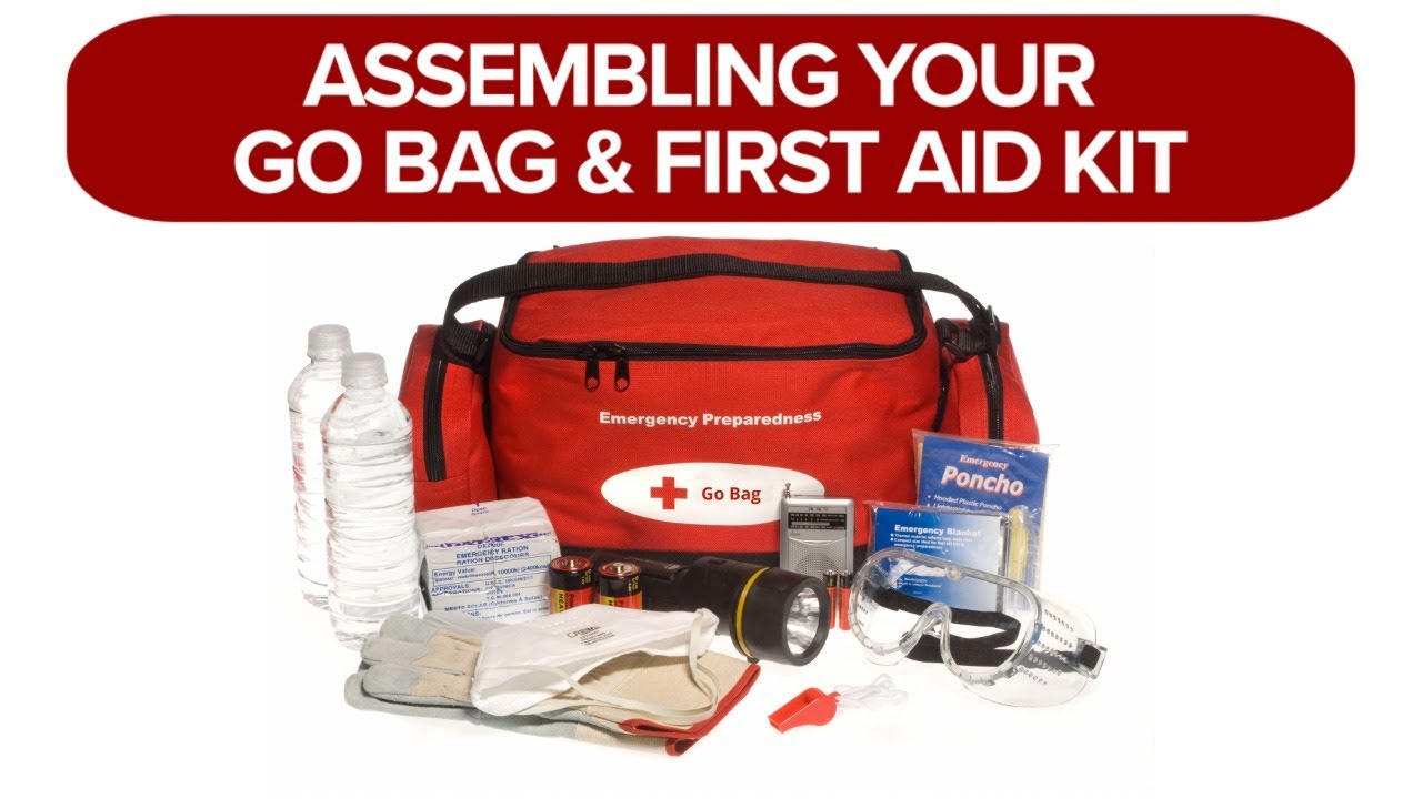 Assembling Your Go Bag And First Aid Kit At Home Youtube