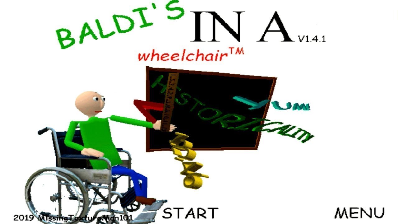 Why is Baldi sitting in a wheelchair - YouTube
