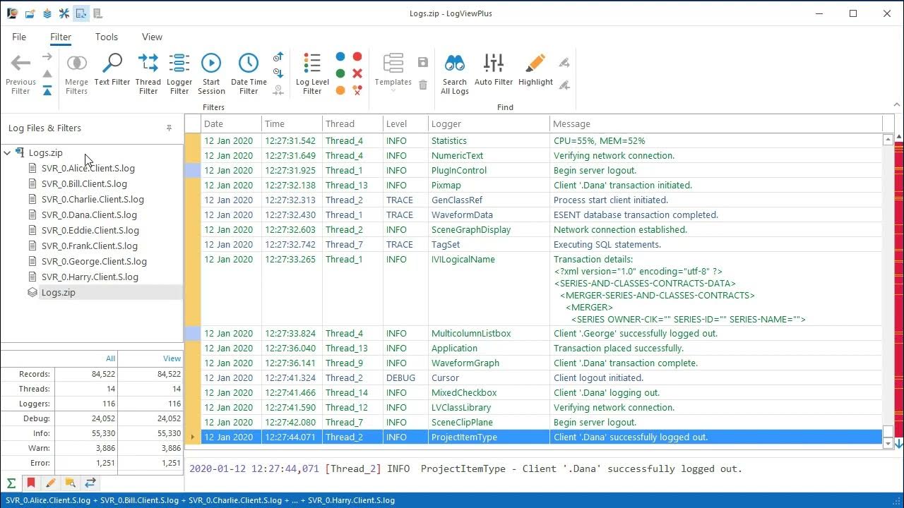 Opening a Zip File in LogVIewPlus - YouTube