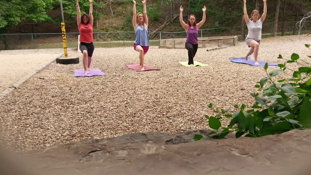 Kristi's Yoga Training Class - YouTube