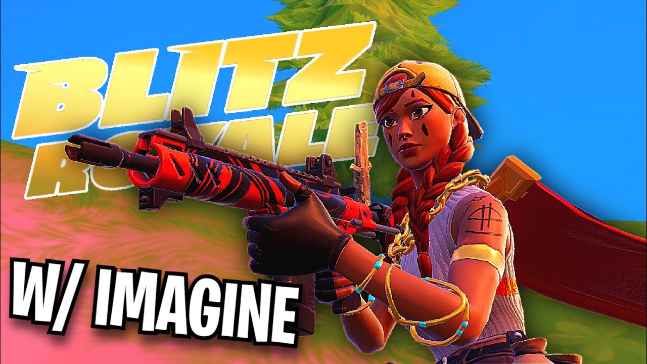 Playing fortnite with imagine pt.2 (double upload) - YouTube