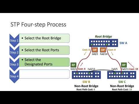Spanning Tree Protocol (IEEE 802.1D): STP a Four-step Process | STP ...
