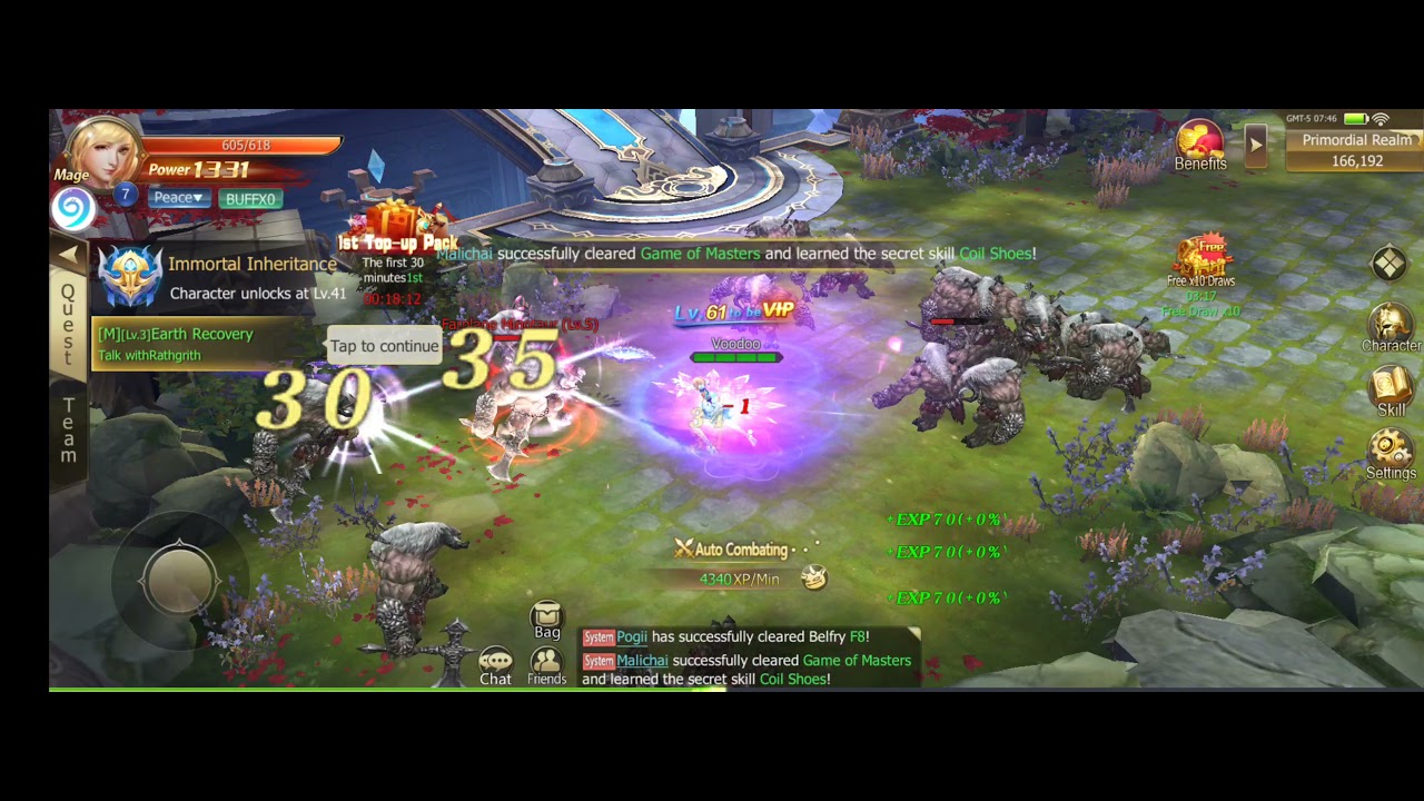 Rebirth of chaos - lvling to 10 new to it - YouTube