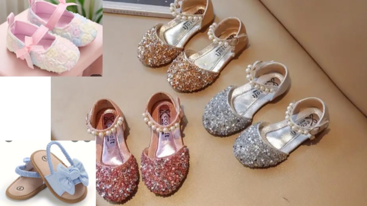 Latest Baby Girl Shoes & Sandals for Eid/Stylish Eid Footwear for Kids ...