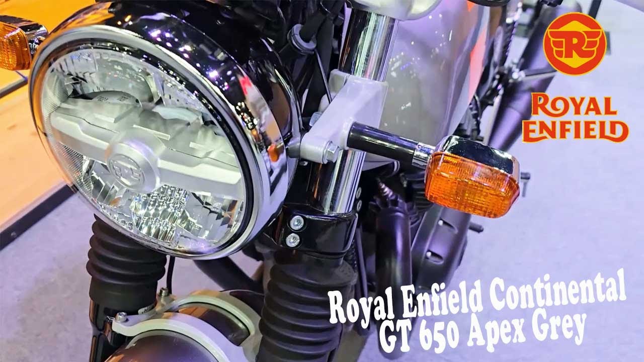 Royal Enfield Continental GT 650 Apex Grey - YouTube