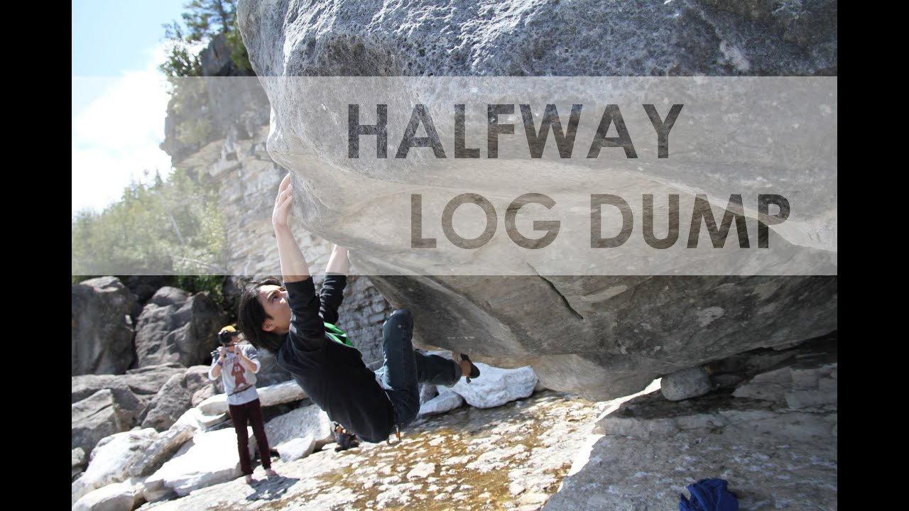 Bouldering at Halfway Log Dump - YouTube