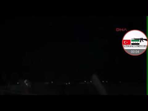 Afrindeki ypg hedefleri ÇNRA'lar ile vuruluyor