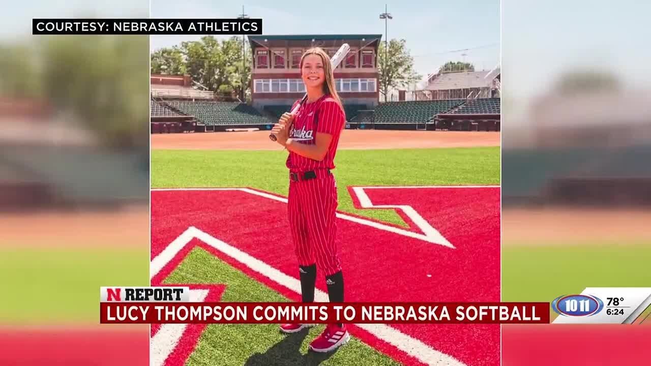 Lucy Thompson commits to Nebraska - YouTube