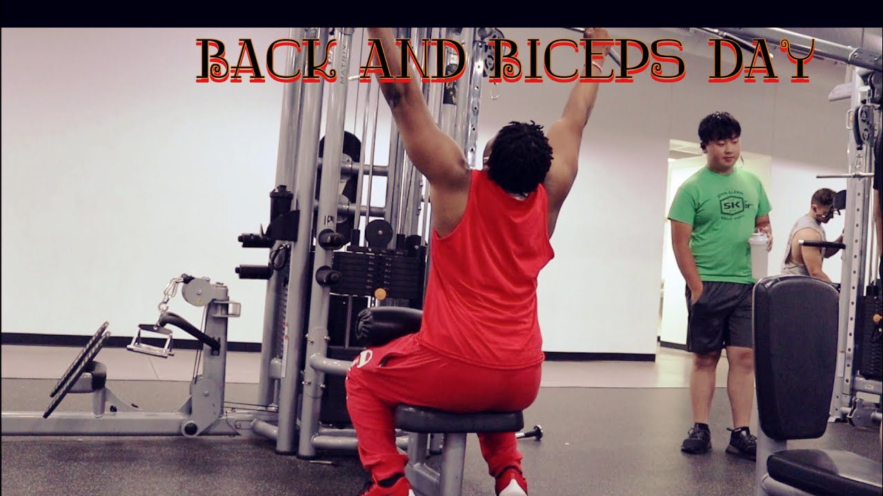 BACK & BICEPS DAY VLOGS - YouTube
