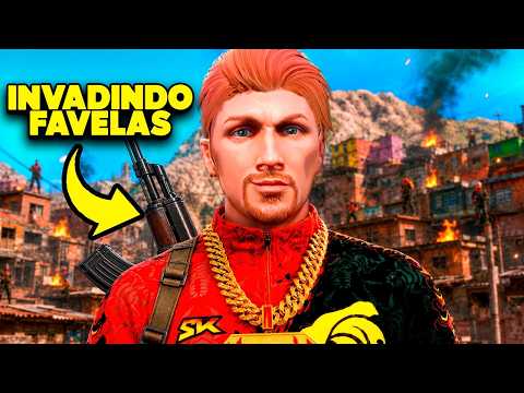 INVADINDO FAVELAS INIMIGAS no GTA 5 RP!!