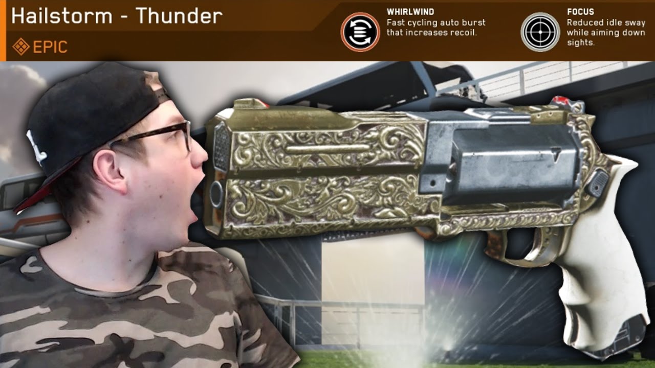 DEZE PISTOL IS BEAST! (COD: Infinite Warfare Hailstorm Thunder) - YouTube