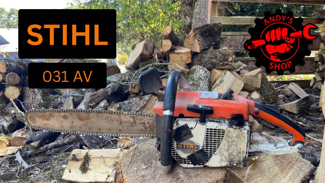 Stihl 031 AV- New HIPA carb installed - YouTube