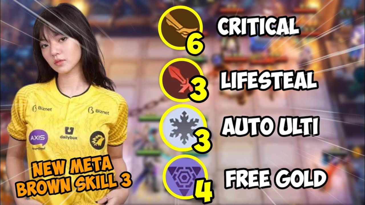 NEW META BROWN SKILL 3! FREYA GUNNER - Magic Chess MLBB - YouTube