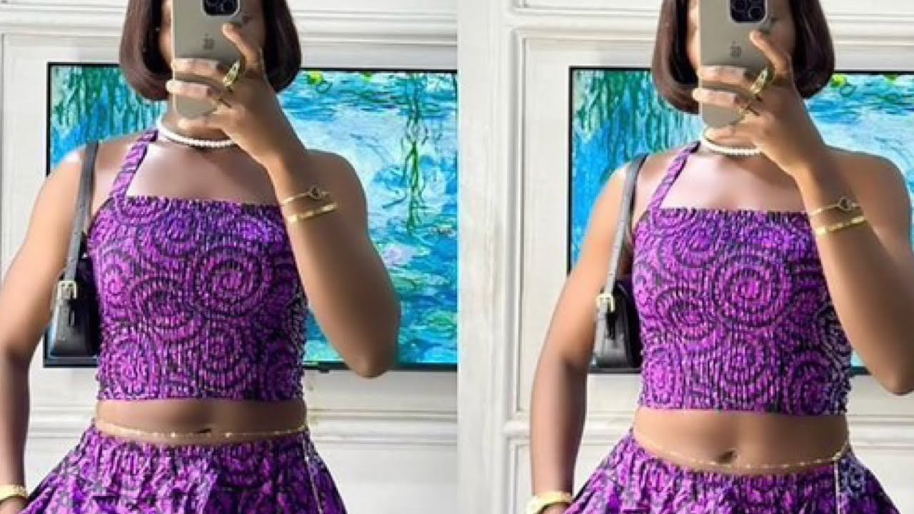 How to cut and sew a smoking crop top - step by step tutorial video ...